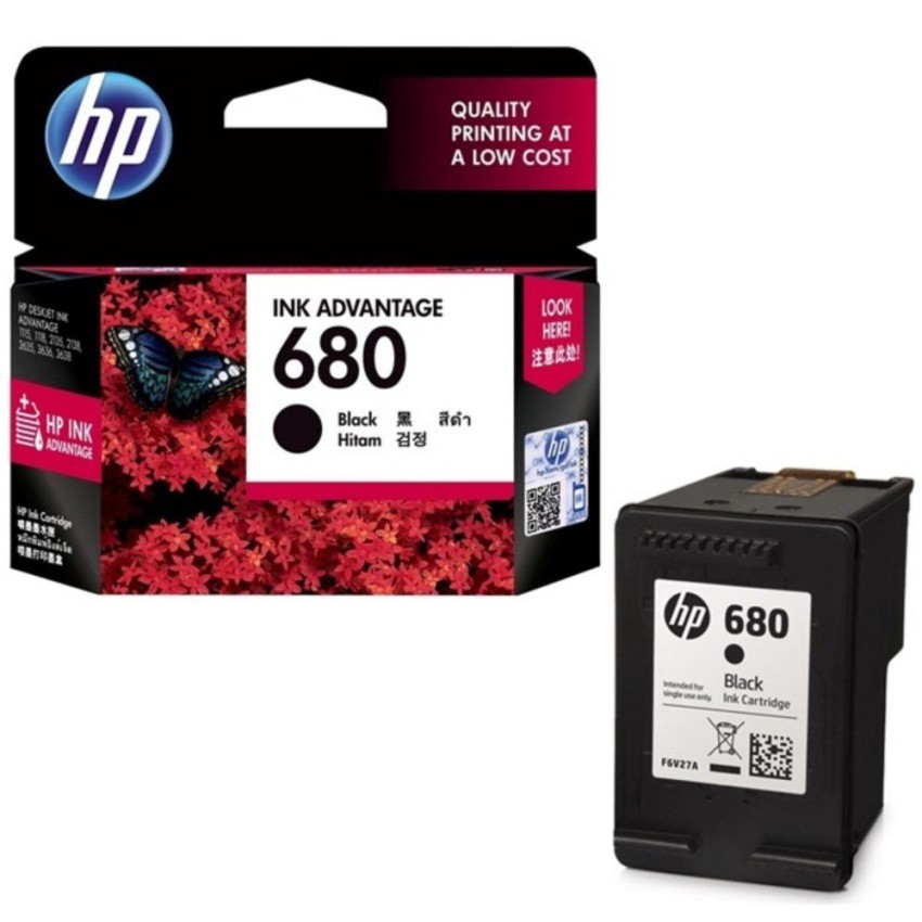 Catridge HP 680 Black Original - Bleza Computer